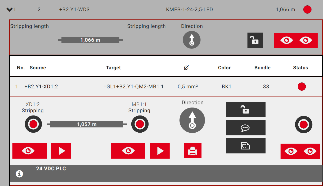 Detaljevisning af routingsforbindelser